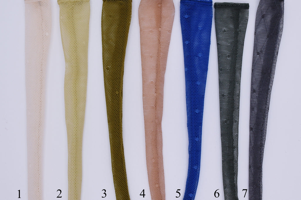 C021C Patterned Handmade Mesh Fishnet Doll Pantyhose Tights For 12" Fa ...