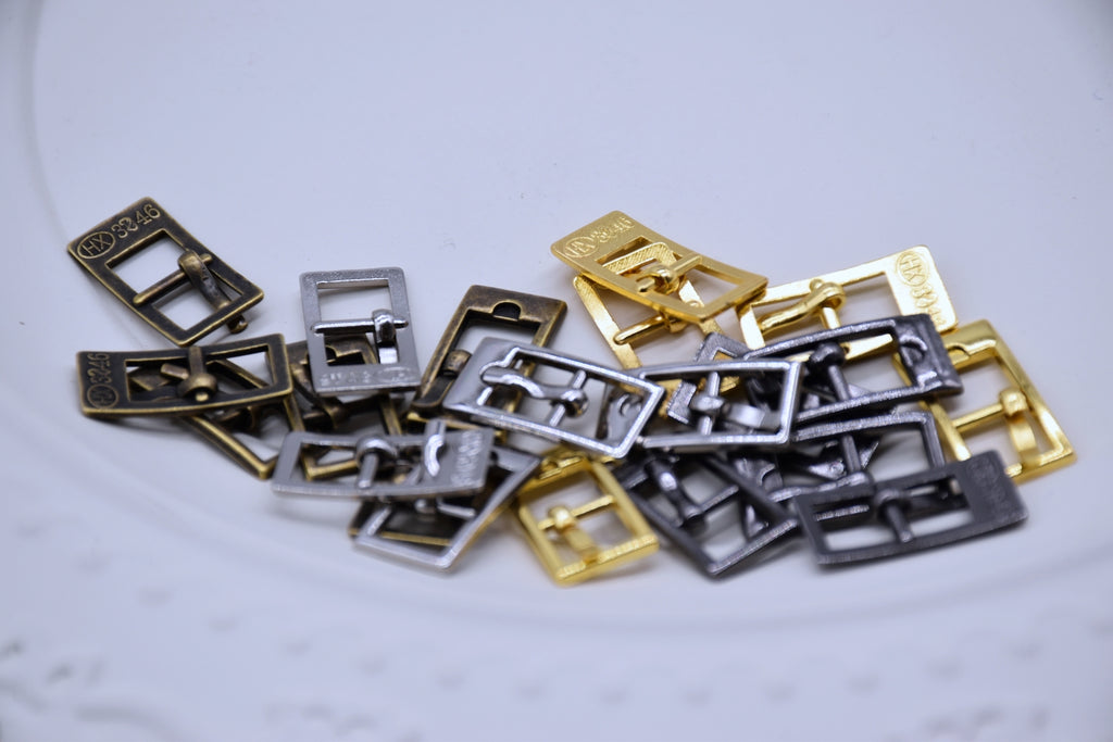 B262 Metal Buckle With Pin 11×21mm Mini Buckles Sewing Craft Doll Clot ...