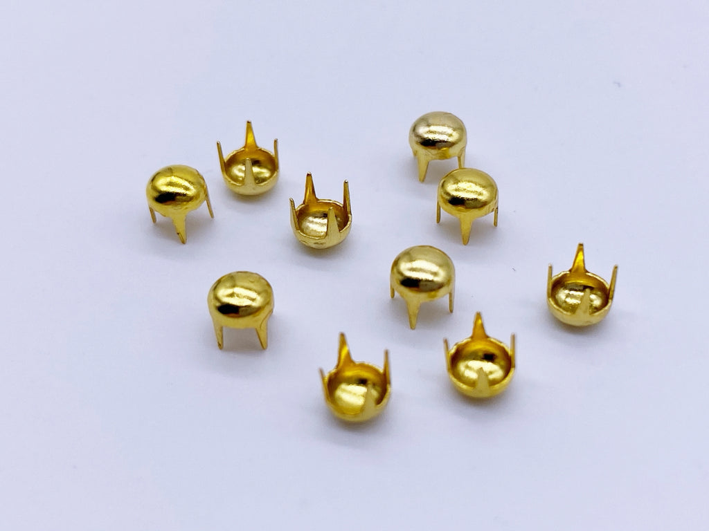 B083 Round Mini 4MM Craft Studs Sewing Craft Doll Clothes Making Doll ...