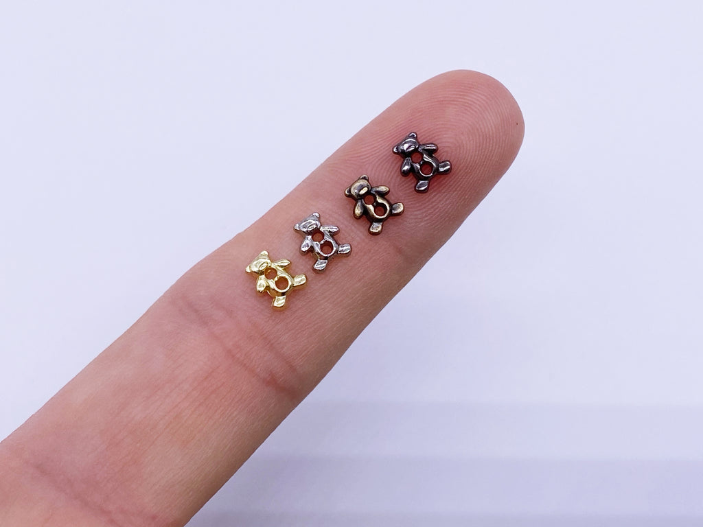 B096 6mm Teddy Bear Buttons Micro Mini Buttons Tiny Buttons Doll Sewin ...