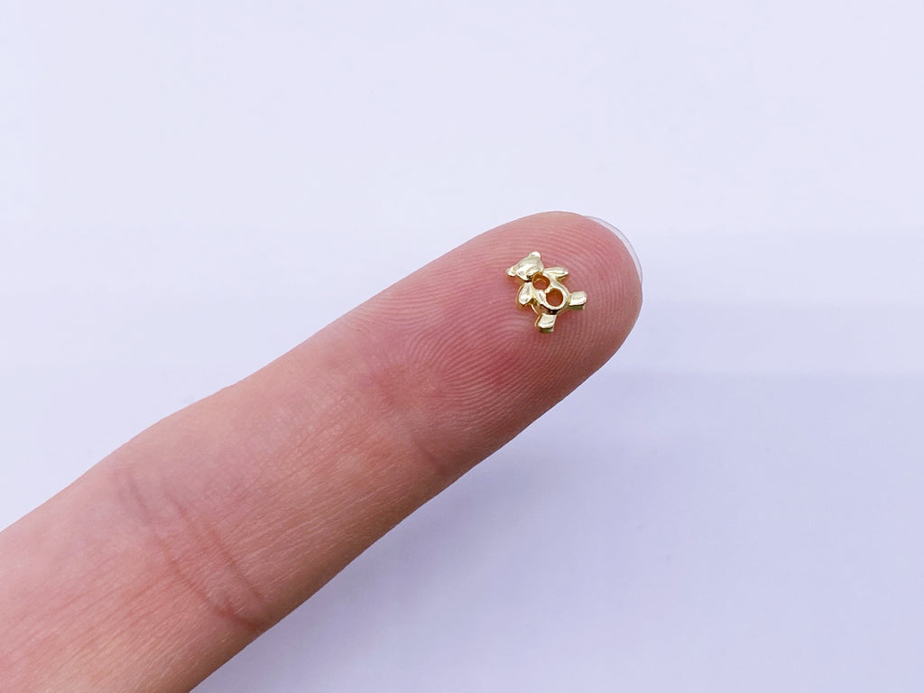 B096 6mm Teddy Bear Buttons Micro Mini Buttons Tiny Buttons Doll Sewin ...