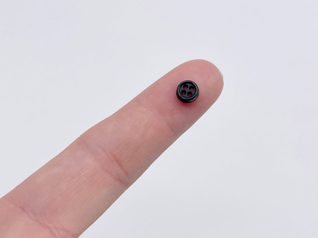 B185 Multi Colors 6mm 4 Hole Buttons Micro Mini Buttons Tiny Buttons D ...