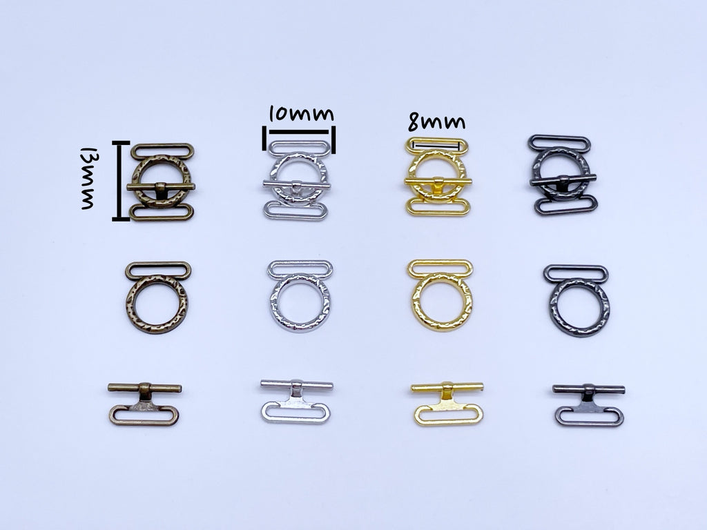 B198 Decorative Hook Buckle 10×13mm Mini Buckles Sewing Craft Doll Clo ...