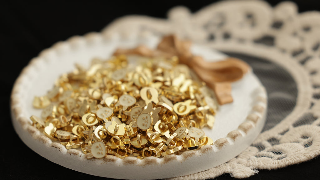 B252 Cute 7mm Bunny Head Shank Buttons Micro Mini Buttons Tiny Buttons ...