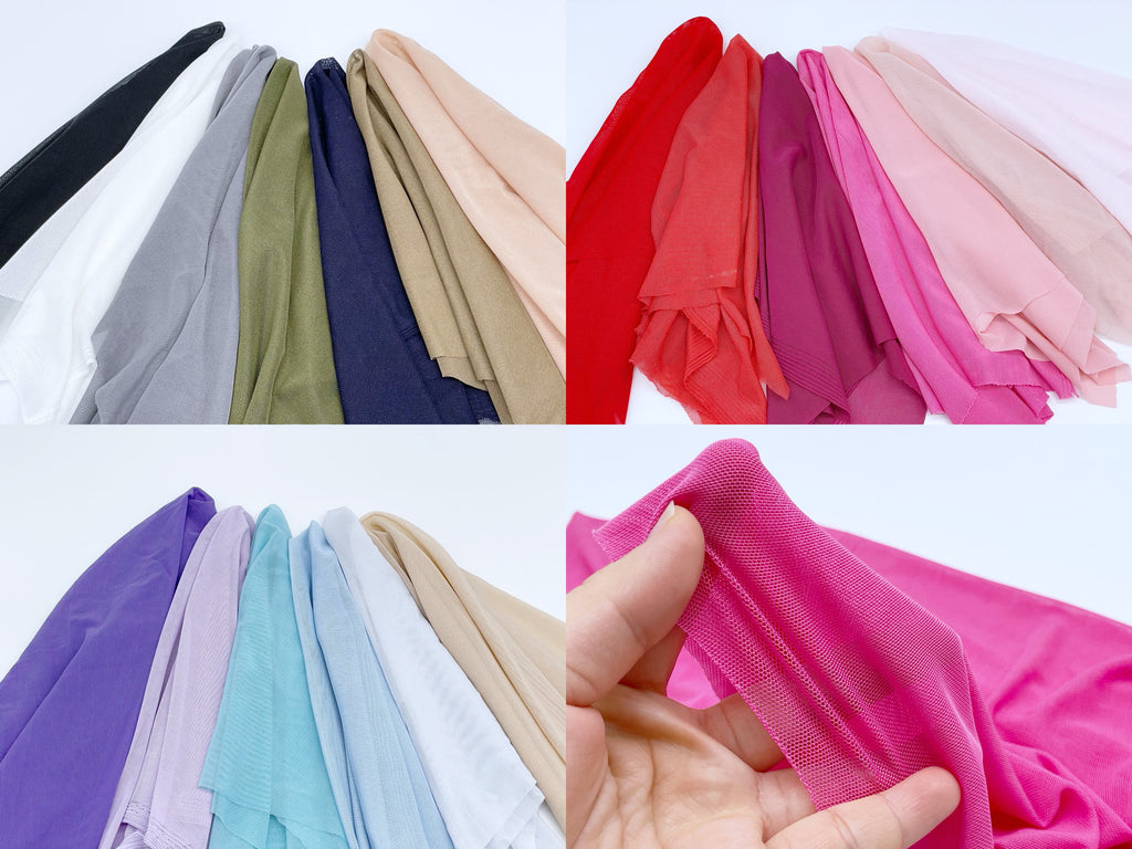 F033 Four Way Stretch Mesh Fabric 30×35cm For Doll Clothes Sewing Doll ...