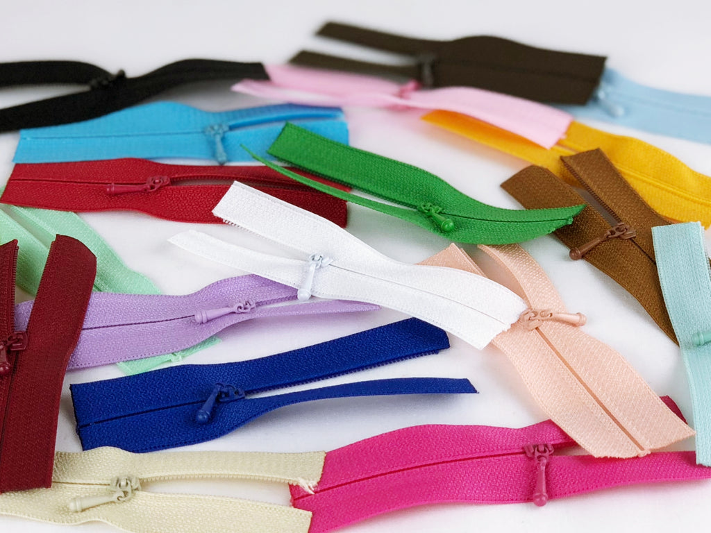 W001 #0 Mini Invisible Zipper Doll Sewing Doll Clothes Zipper For 12 ...